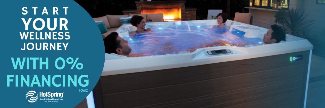 0% Financing Available - Hot Spring Spas of Iowa and the Twin Cities